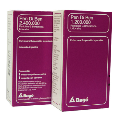 PENDIBEN - Penicilina G Benzatínica - Laboratorios Bagó de Guatemala